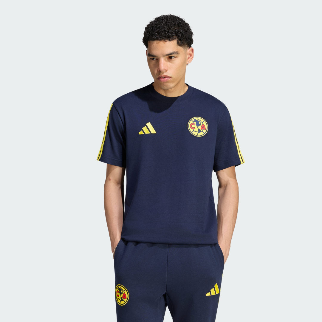 ADIDAS club america dna t-shirt dark blue s